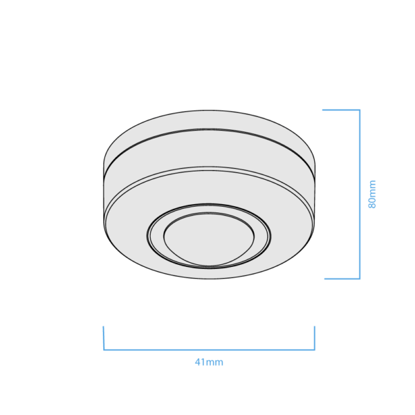 Sensor de movimiento techo 6m - Tangente Group